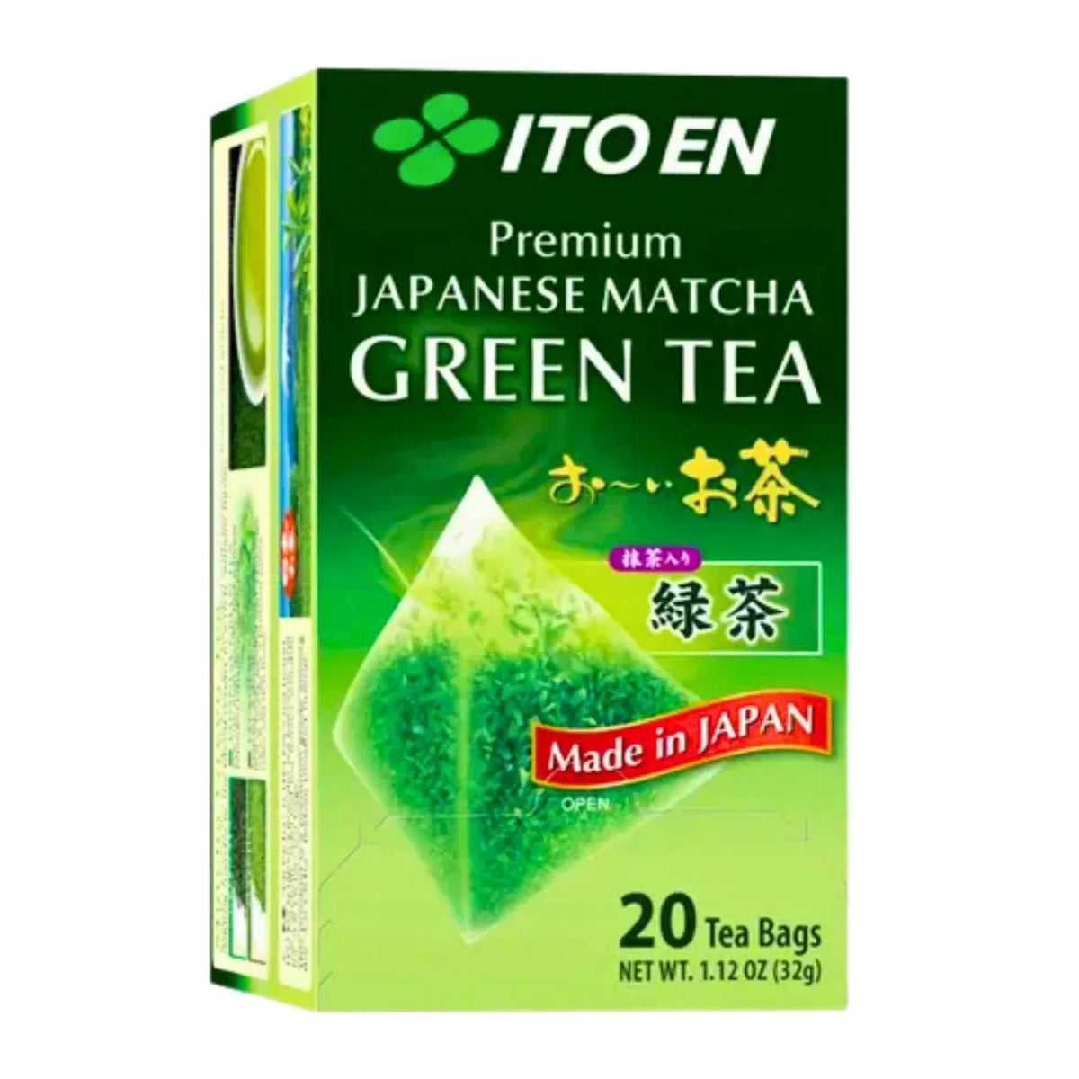 ITOEN OI OCHA PREMIUM MATCHA GREEN TEA 20 BAGS 1.12OZ/32G – GOHAN Market