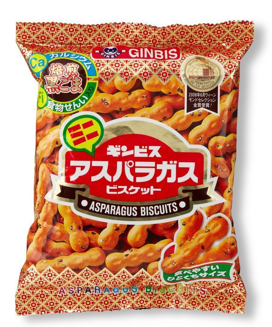 Ginbis Asparagus Shaped Biscuits MINI .95oz/27g – GOHAN Market