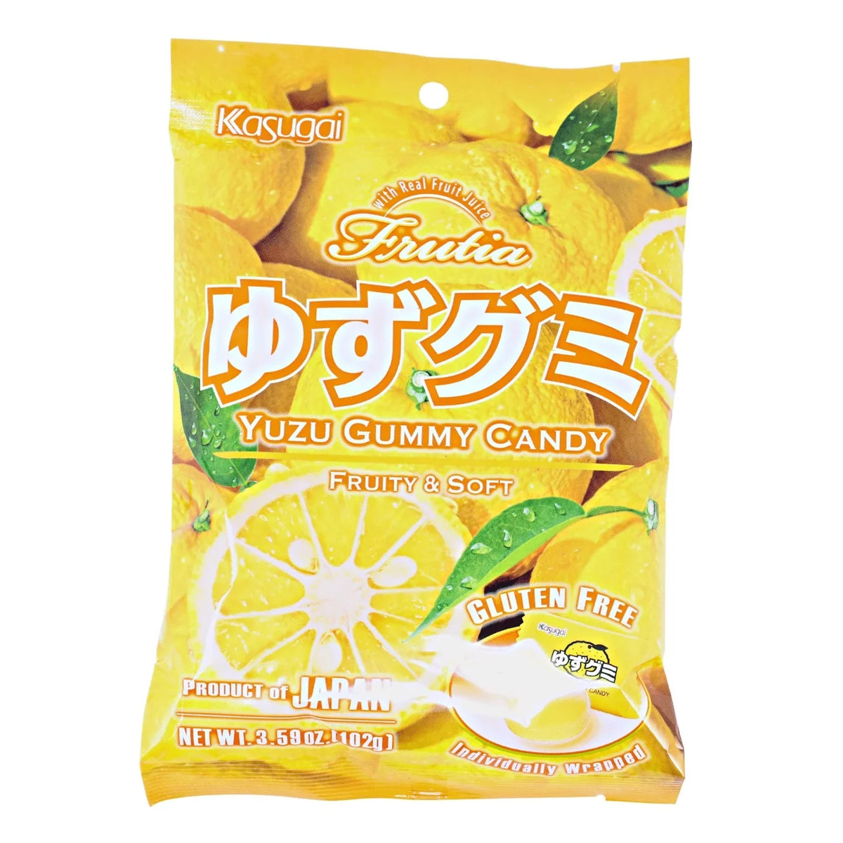 KASUGAI YUZU GUMMY CANDY 3.59OZ – GOHAN Market